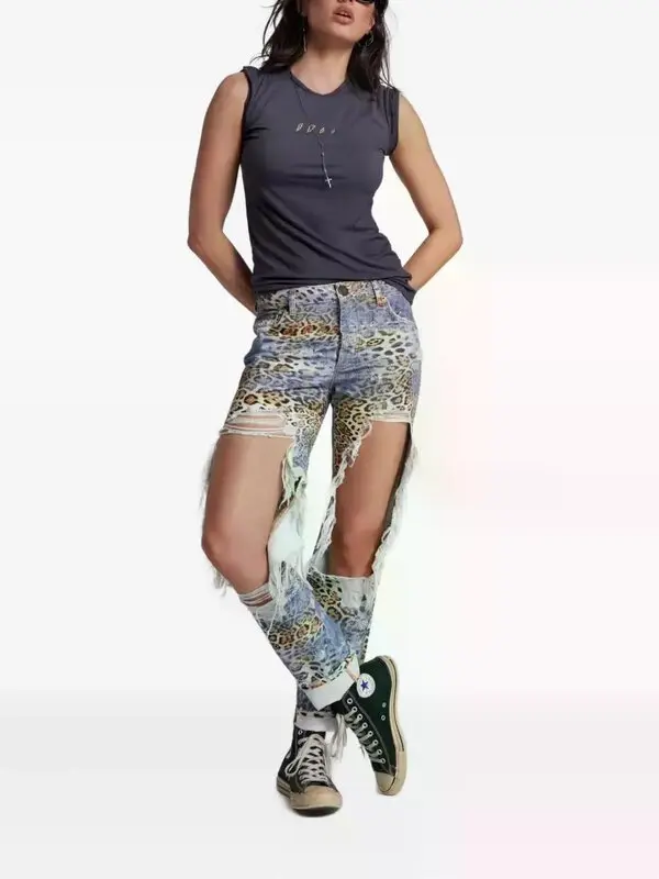 ONETEASPOON Lightning-print T-shirt