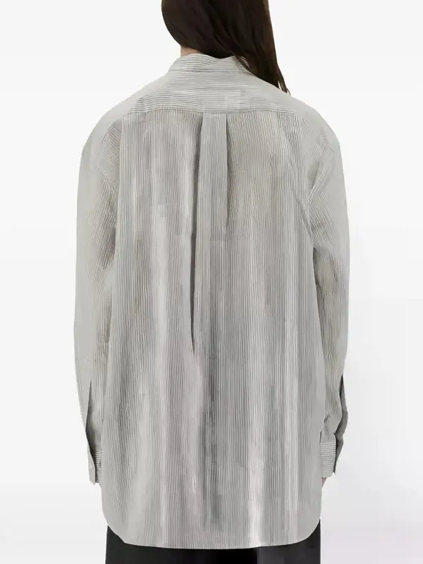 Studio Nicholson Stripe Collarless Top