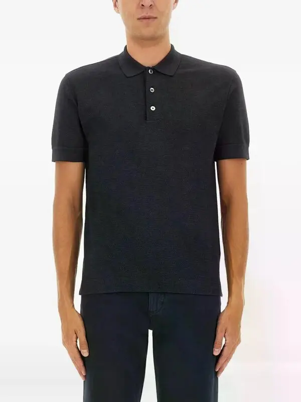 Zegna Buttoned Polo Shirt