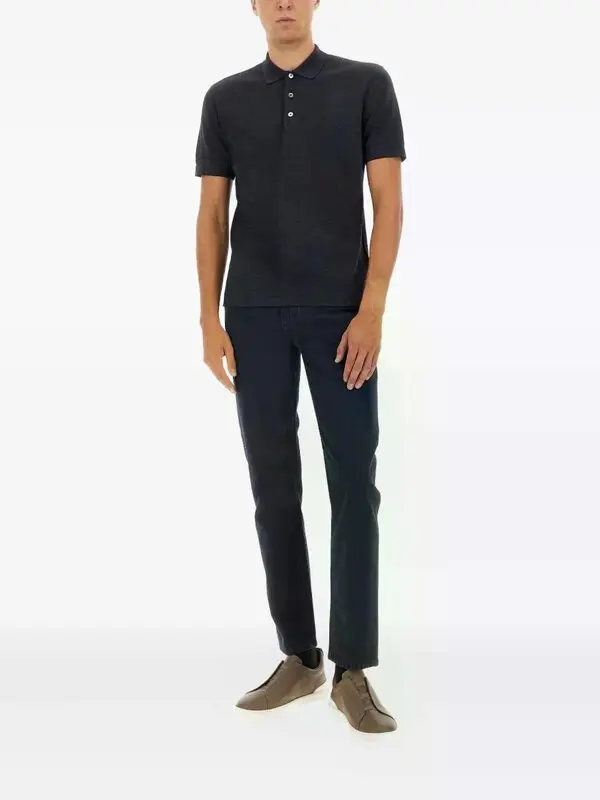 Zegna Buttoned Polo Shirt