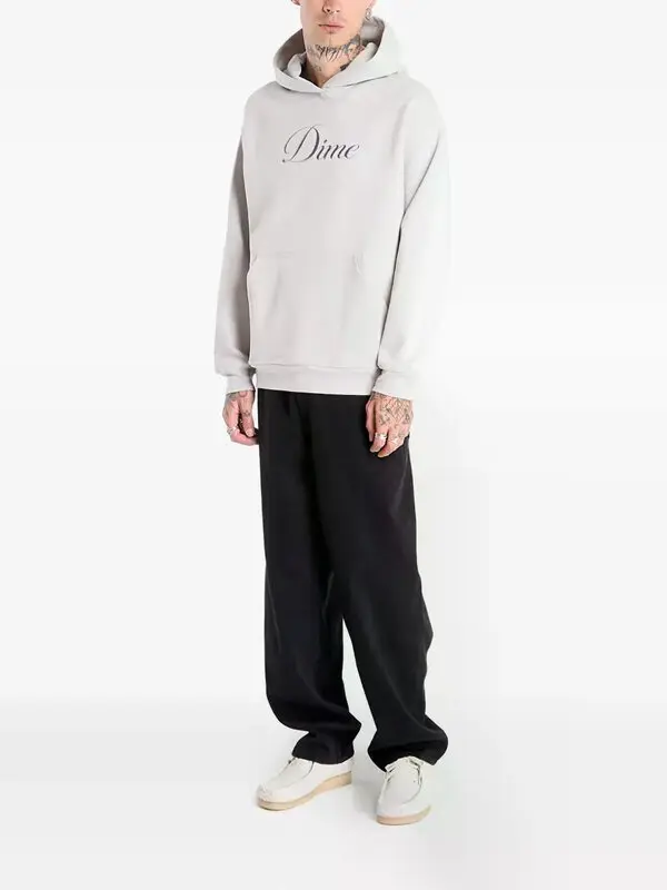 DIME Cursive Logo Hoodie - Neutrals