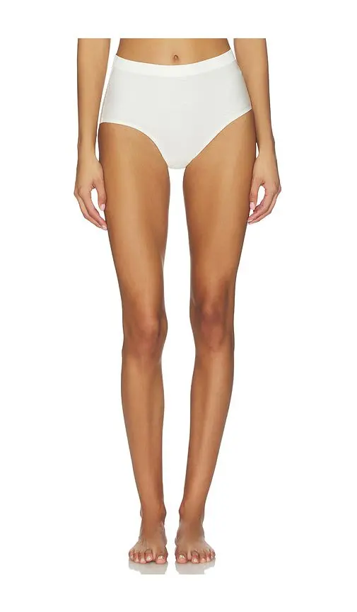 Spanx Shape Invisible Supima Cotton Brief In Cream - Powder