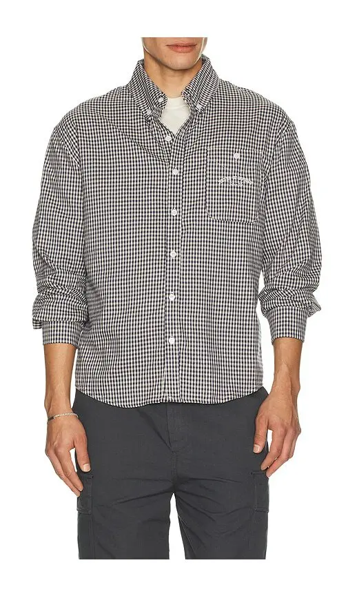 HOUSE OF SUNNY Gingham Shirt In Blue