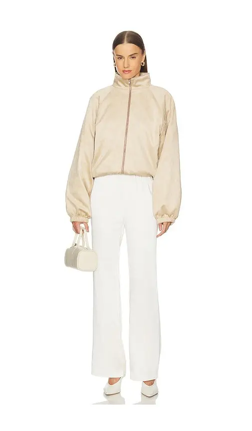 LOVERS AND FRIENDS Cody Faux Suede Bomber