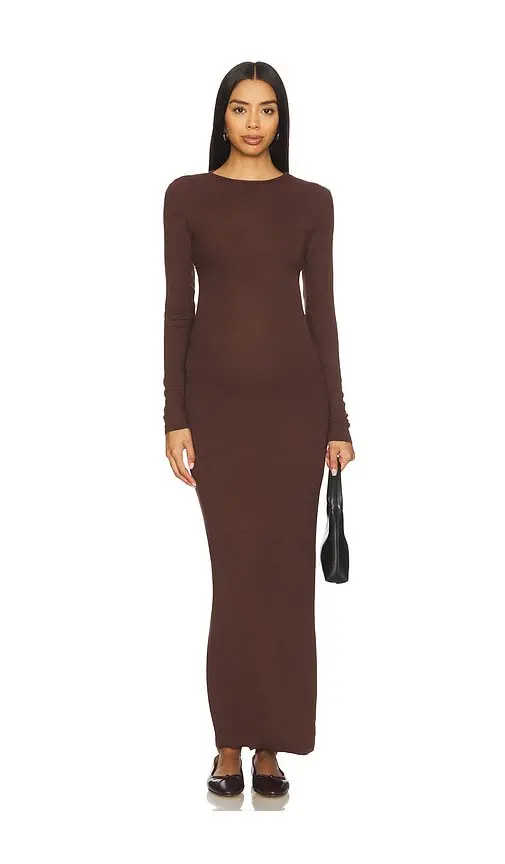 bumpsuit brown dress The One Shoulder Evening Maternity Dress