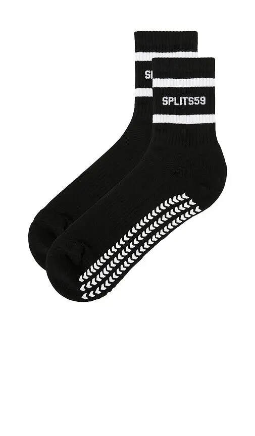 Splits59 Logo Stripe Ankle Grip Socks