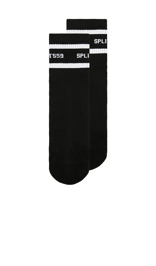 Splits59 Logo Stripe Ankle Grip Socks