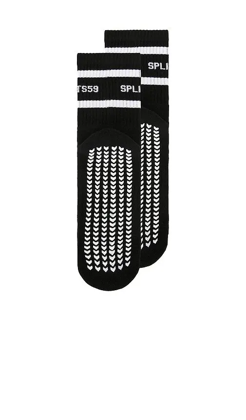 Splits59 Logo Stripe Ankle Grip Socks