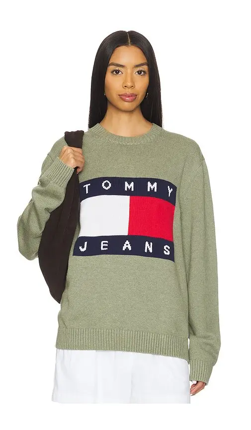 Tommy Hilfiger Melange Flag Sweater