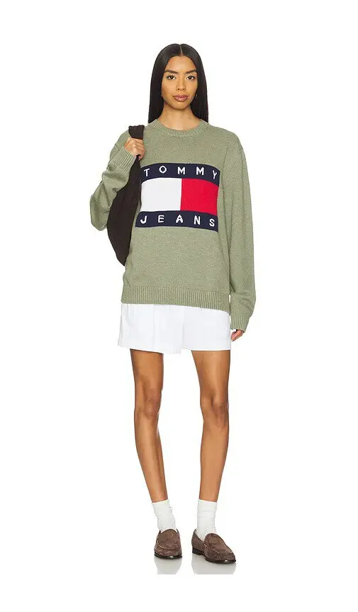 Tommy Hilfiger Melange Flag Sweater