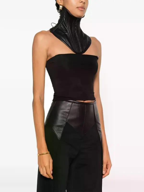 MITILIANE COUTURE Paneled Leather Corset