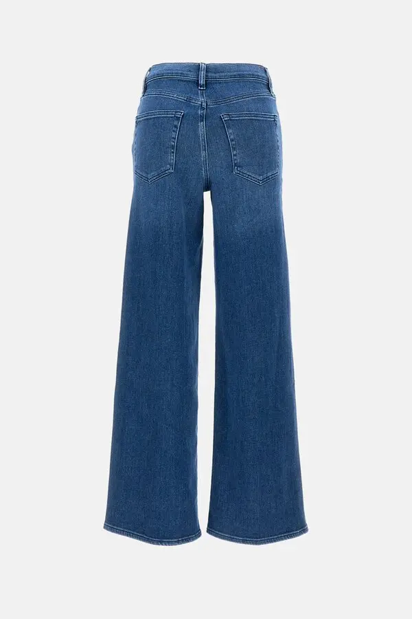 FRAME Le Slim Palazzo Jeans - Blue