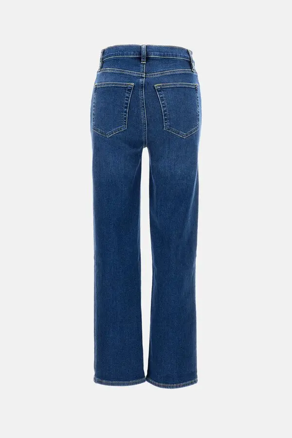 FRAME Le Sléek Straight Jeans - Blu