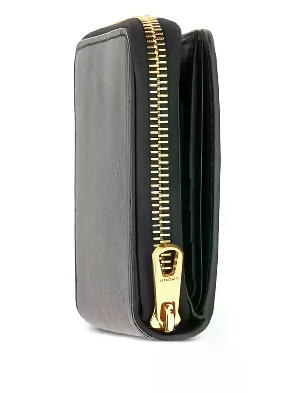 Il Bisonte Zipped Wallet - Black