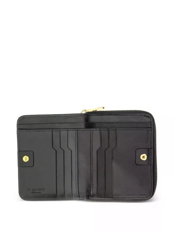 Il Bisonte Zipped Wallet - Black