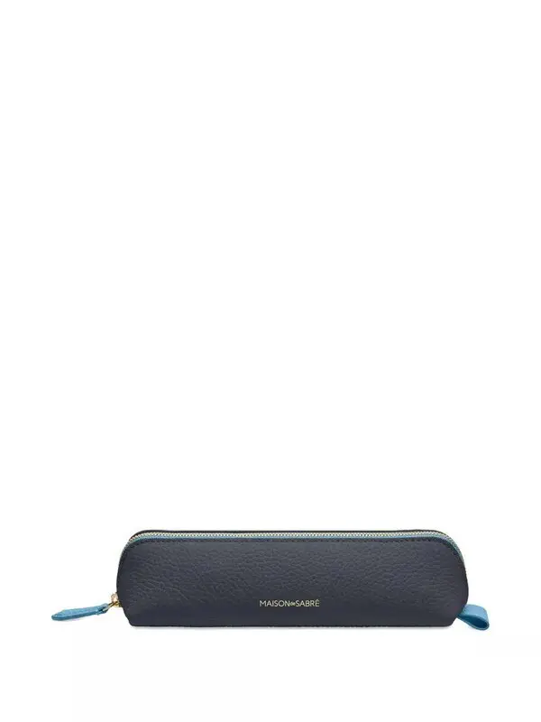 MAISON DE SABRE Leather Pencil Case - Blue