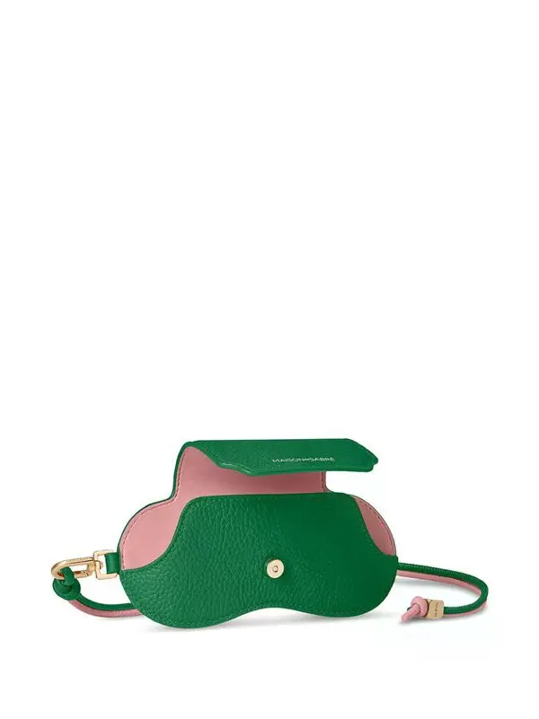 MAISON DE SABRE Leather Sunglasses Case - Green