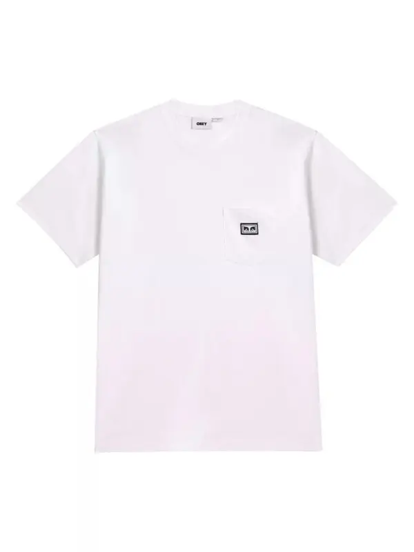 Obey Pocket-detail T-shirt - White