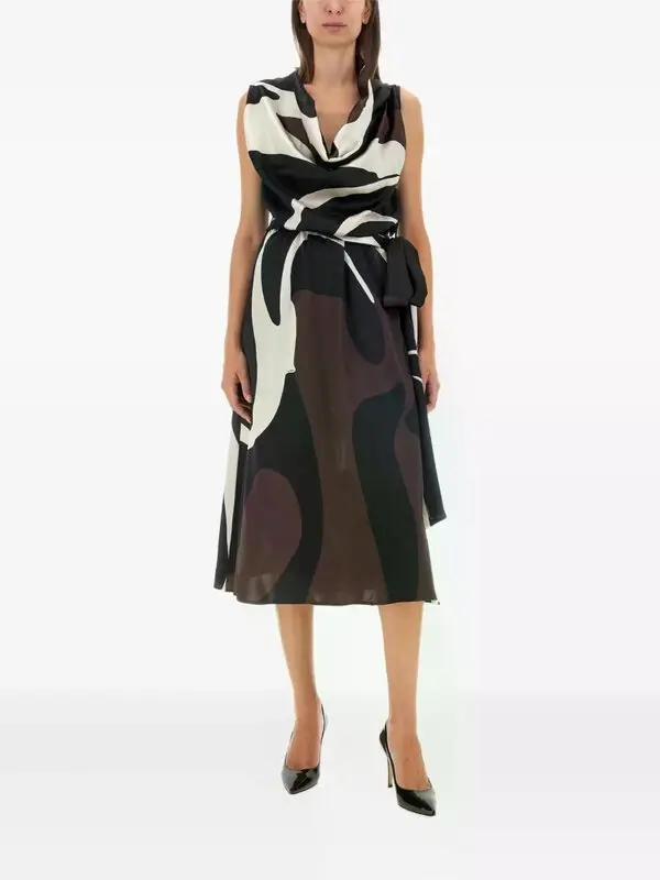 Kiton Abstract Midi Dress