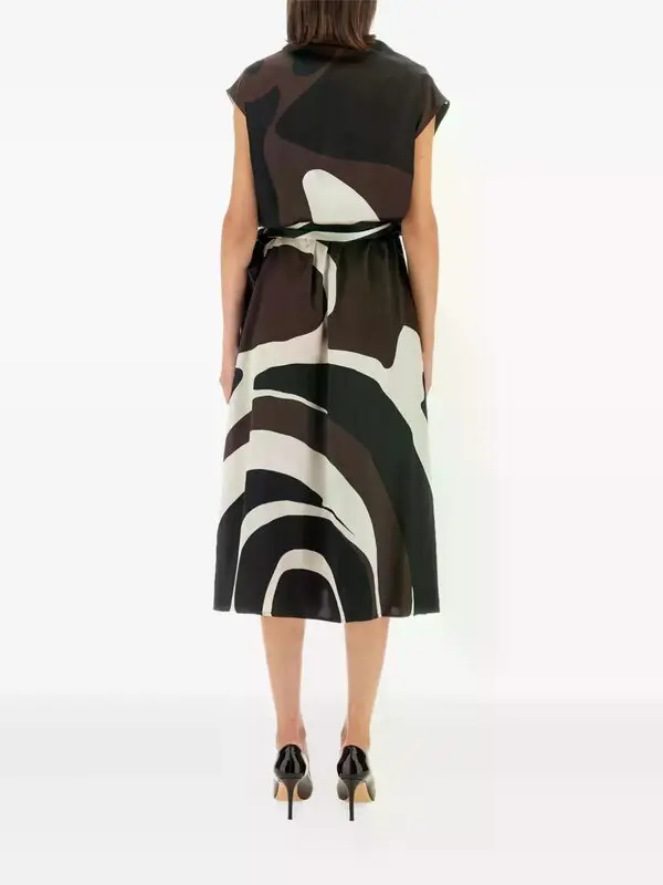 Kiton Abstract Midi Dress