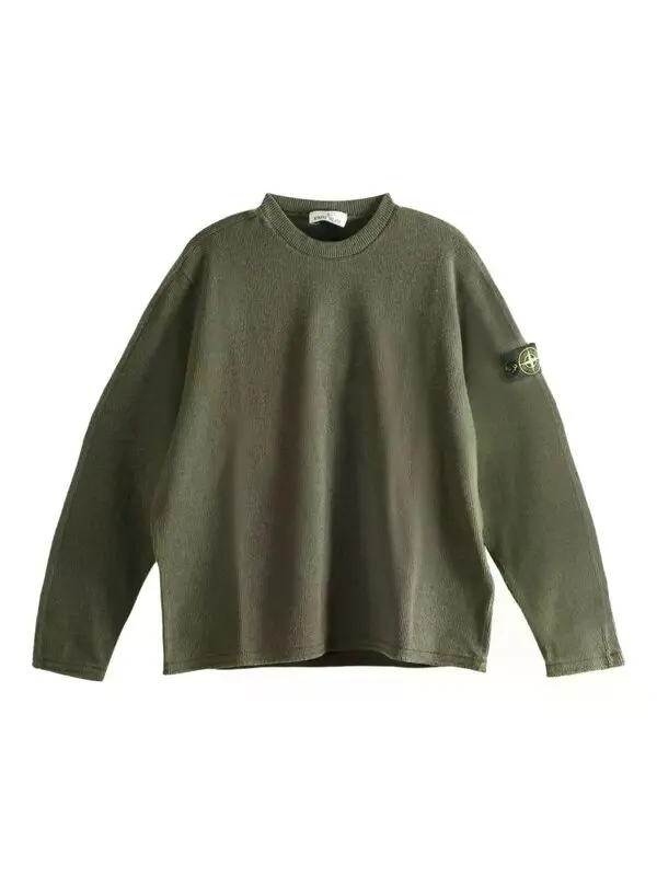 Stone Island Compass-motif Knit Sweater