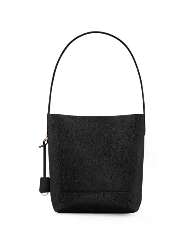 MAISON DE SABRE Soft Bucket Tote Bag With Shoulder Strap - Black
