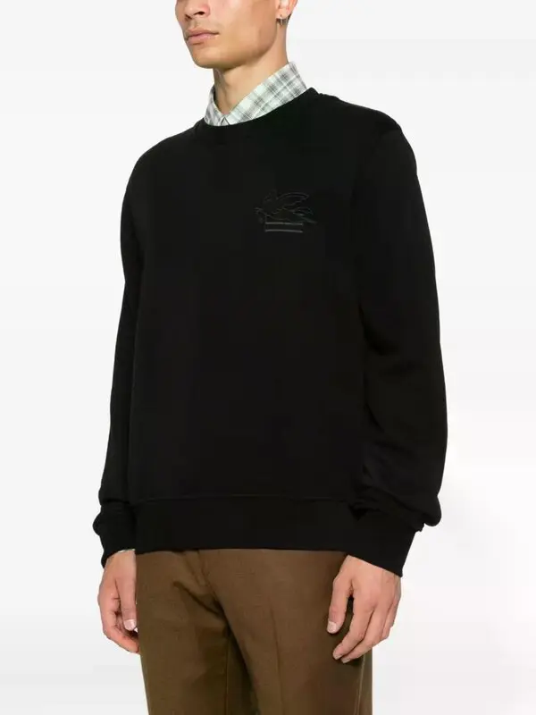 Etro Embroidered Crew Neck Sweatshirt