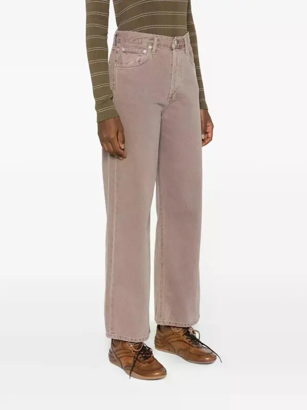 AGOLDE Button-fly Straight Leg Jeans