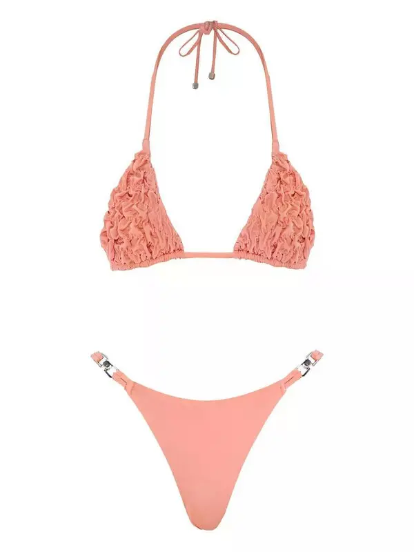 SELIA RICHWOOD Lia Ruffled Bikini - Pink