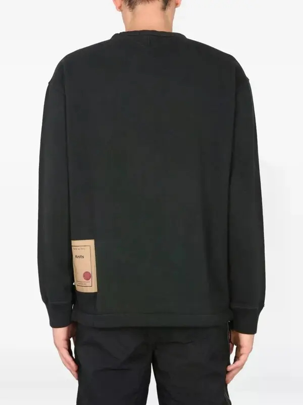 TEN C Pocket Detail Crew-neck Sweatshirt