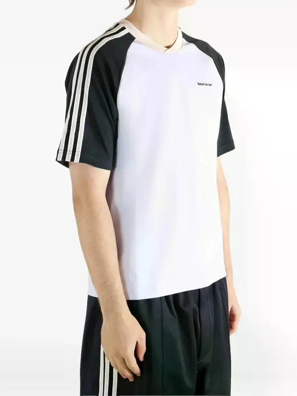 Adidas Stripe-detailing T-shirt