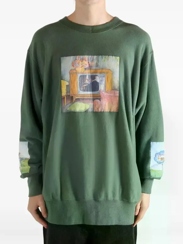 UNDERCOVERISM Graphic-print Cotton Sweatshirt