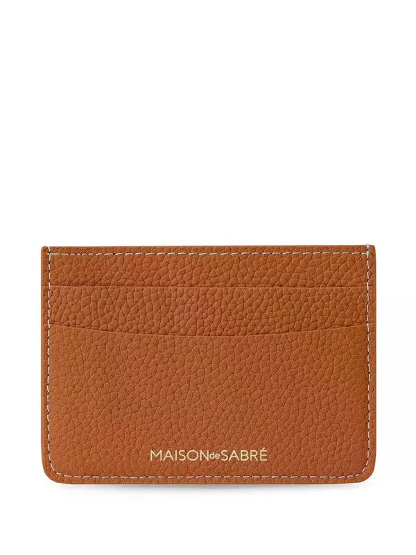 MAISON DE SABRE Leather Card Holder - Brown