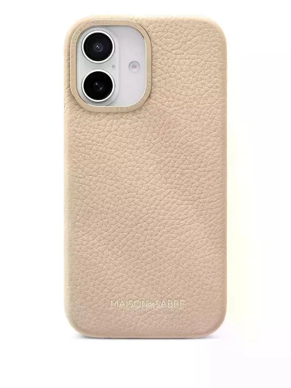 MAISON DE SABRE Leather Phone Case - Neutrals