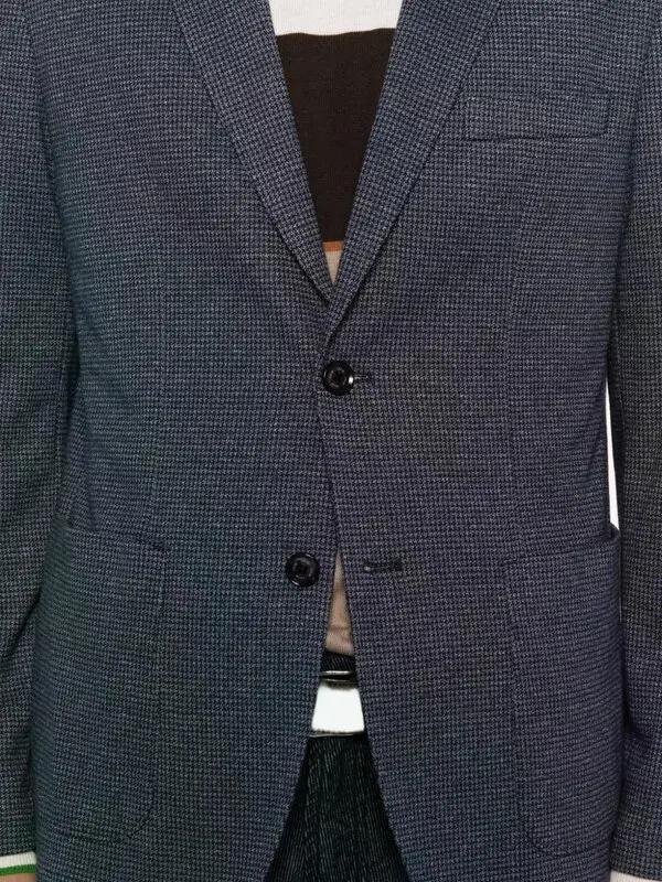 Liu Jo Checked Single-breasted Blazer