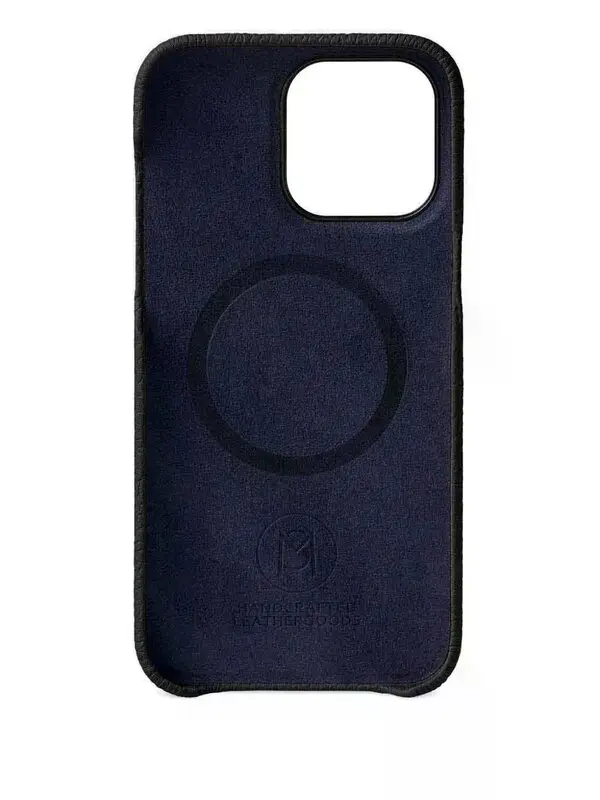 MAISON DE SABRE Leather Phone Case - Black