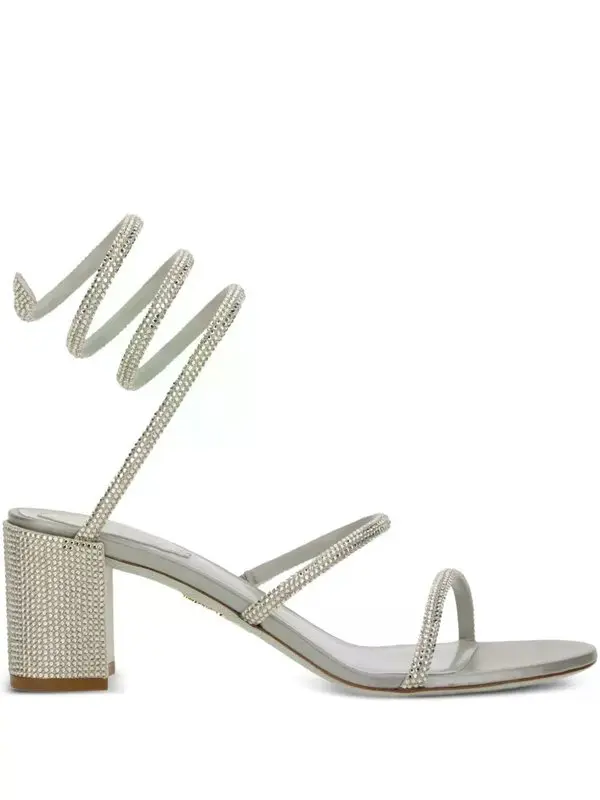 Rene Caovilla Spiral Embellished Sandals