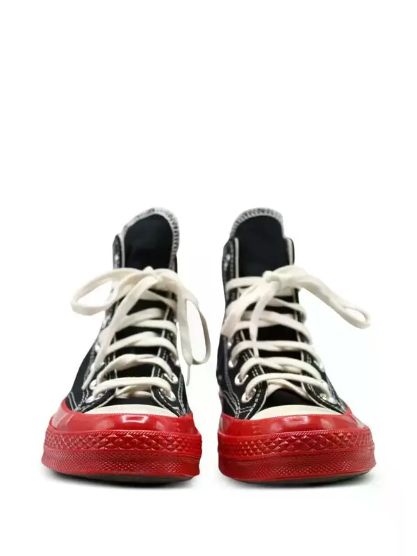 Play Comme Des Garcon X Converse Chuck 70 Sneakers - Black