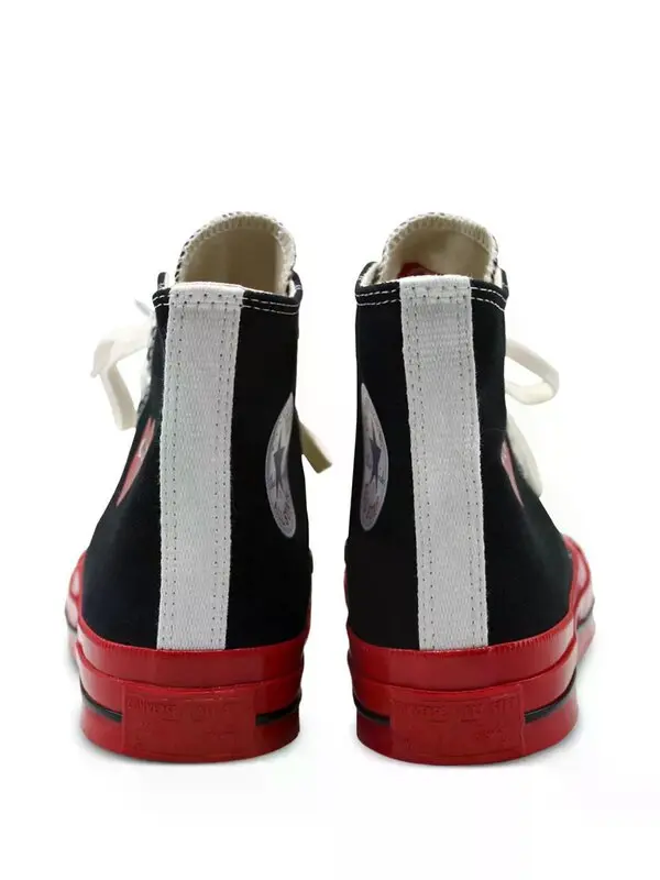 Play Comme Des Garcon X Converse Chuck 70 Sneakers - Black