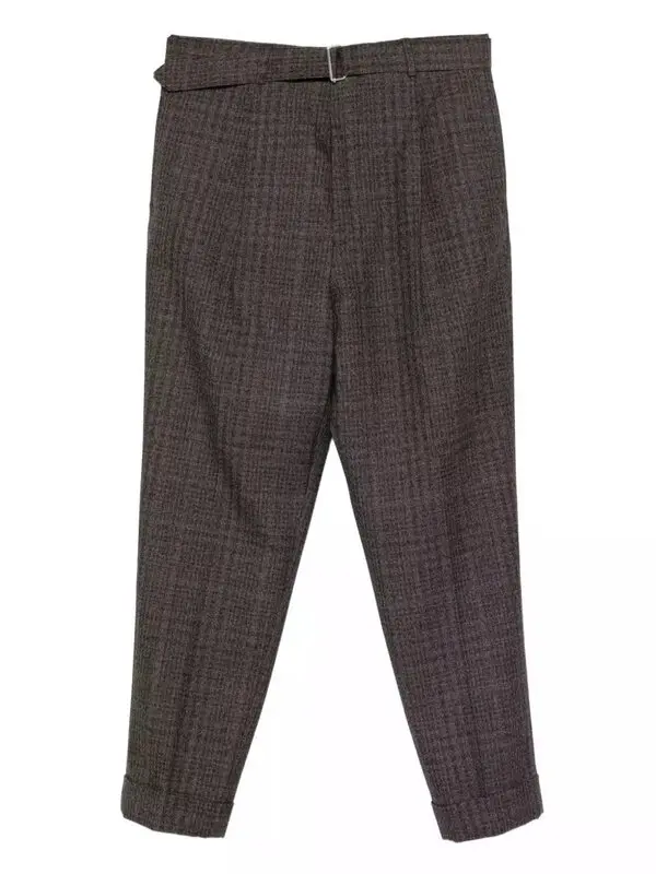 Officine Générale Belted Check Trousers