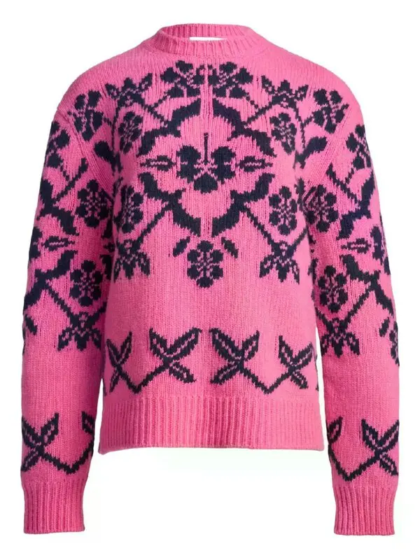HIGH SPORT Patterned Intarsia Jumper