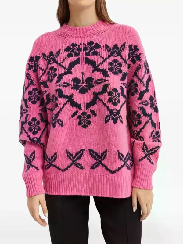 HIGH SPORT Patterned Intarsia Jumper