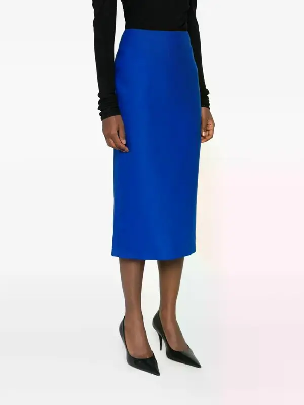 David Koma Pencil Back Slit Skirt