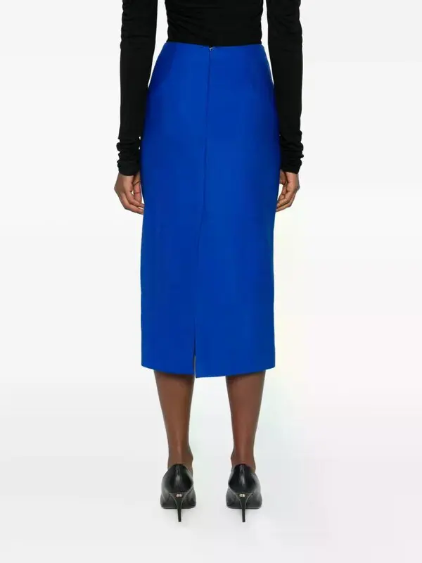 David Koma Pencil Back Slit Skirt
