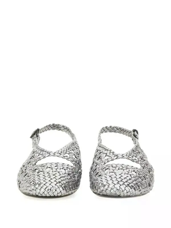 Hereu Woven Strap Ballet Flats