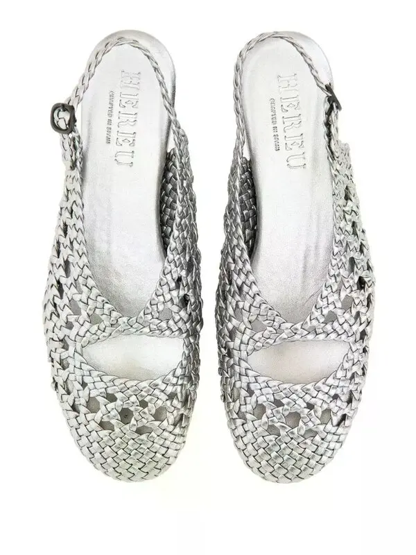 Hereu Woven Strap Ballet Flats