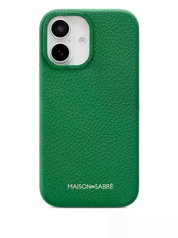 MAISON DE SABRE Leather Phone Case - Green
