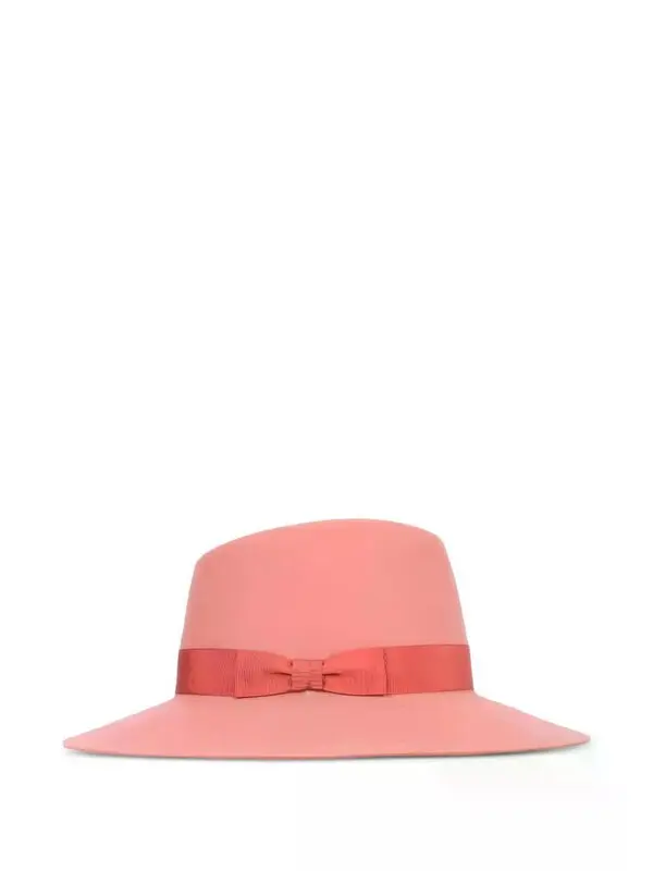Helen Kaminski Bow-detail Cotton Hat - Pink