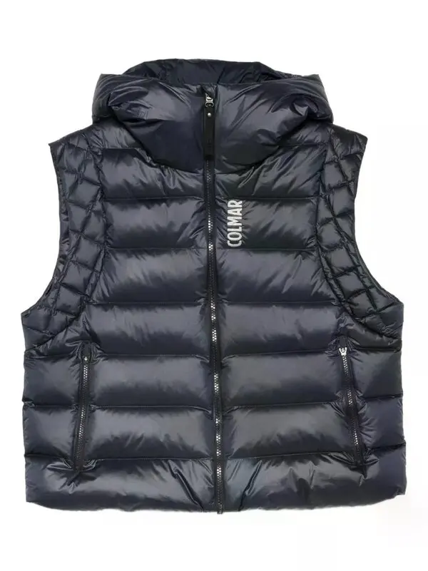 COLMAR Zip-fastening Hooded Gilet