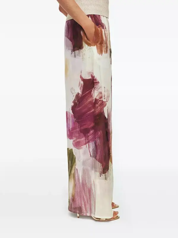 Aje Atomic Silk Palazzo Pants